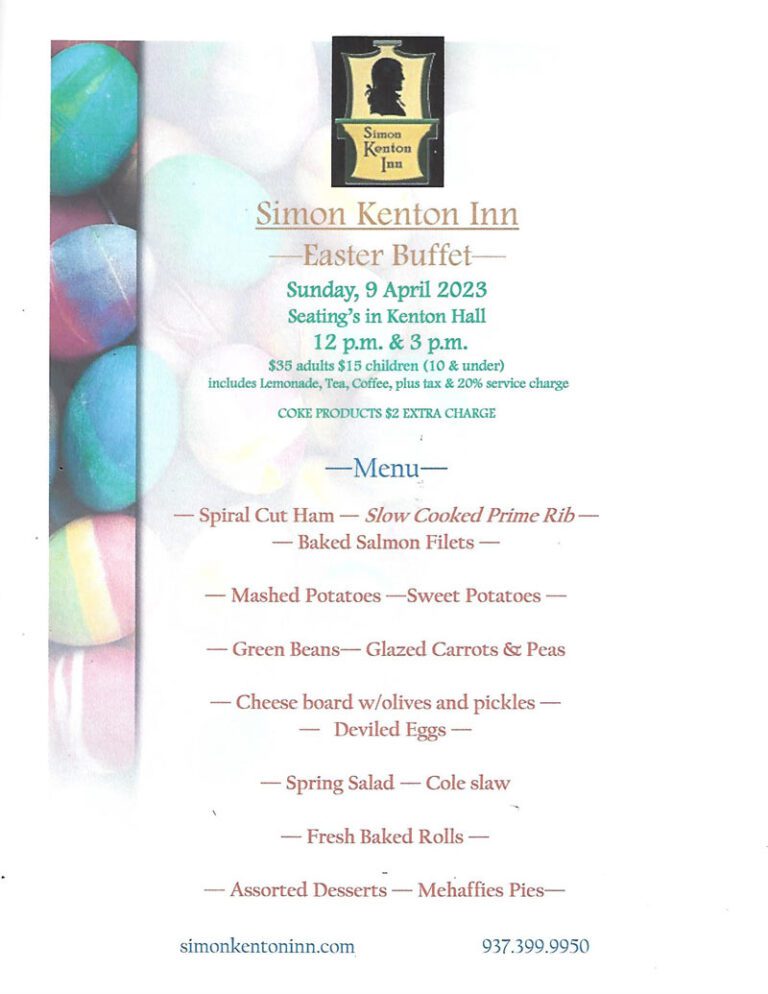 Upcoming Events | Simon Kenton Inn