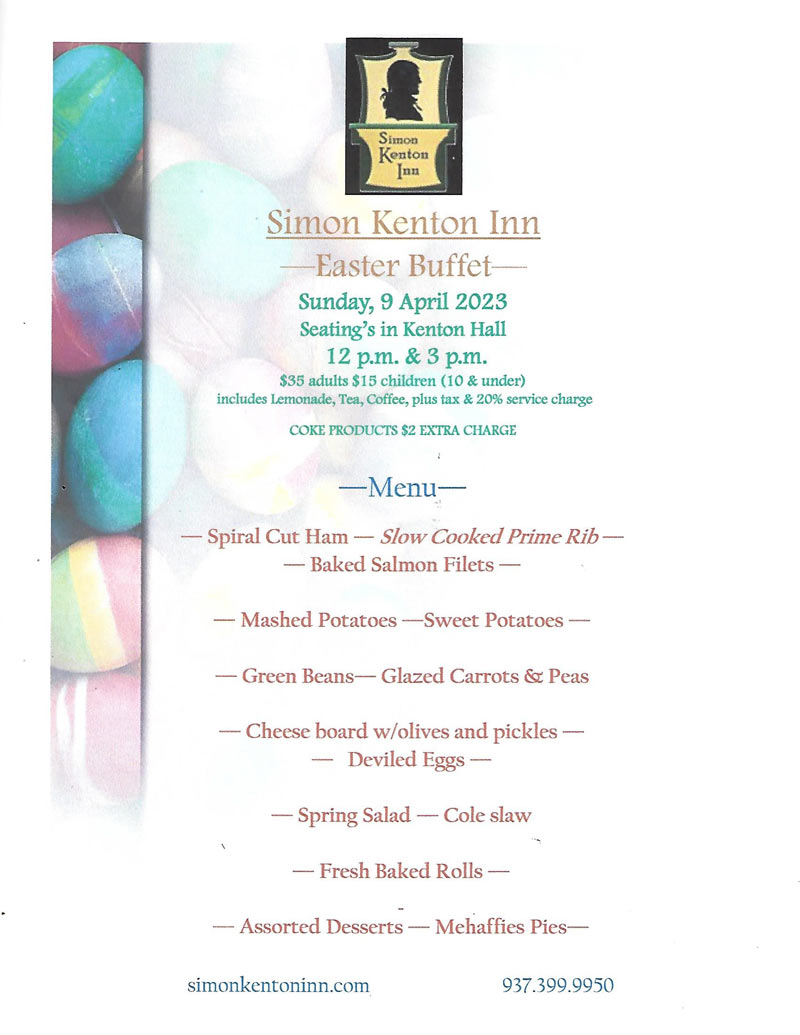 Upcoming Events | Simon Kenton Inn